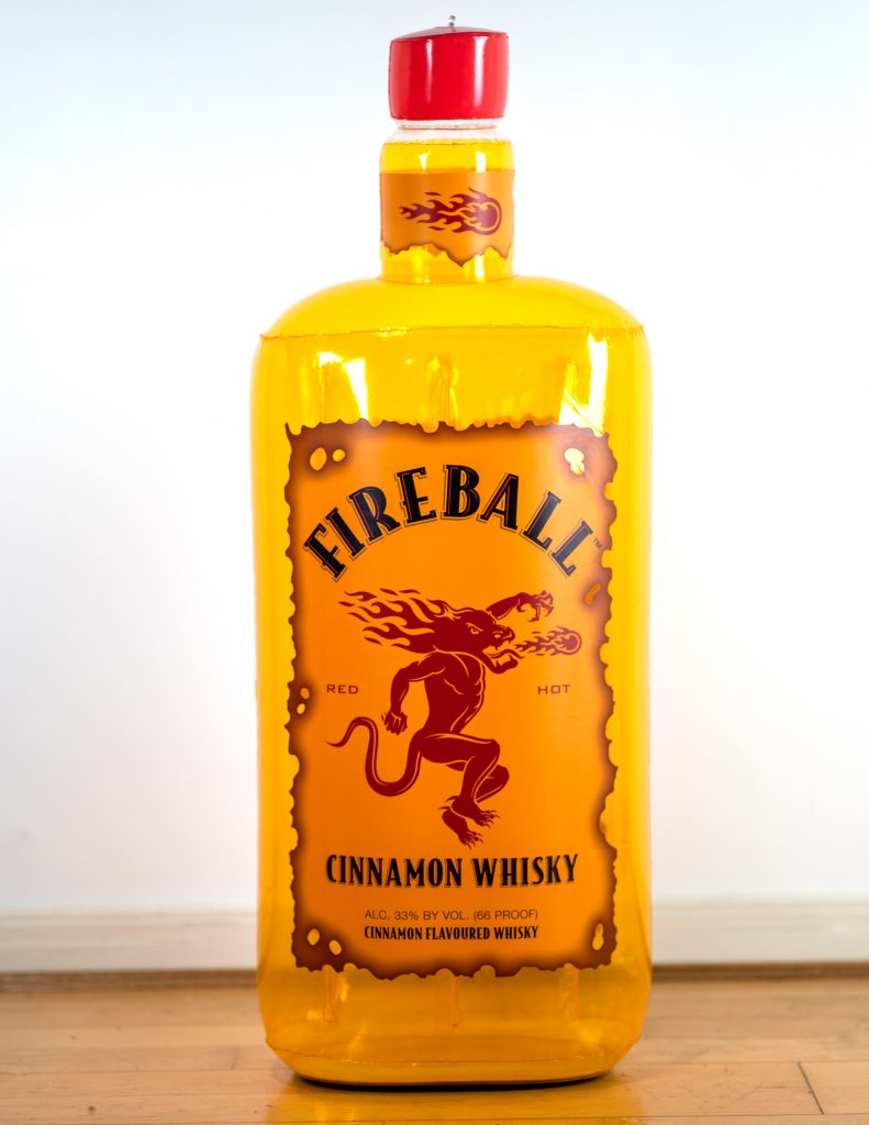 Electric Guitar Shot Ski - Fireball