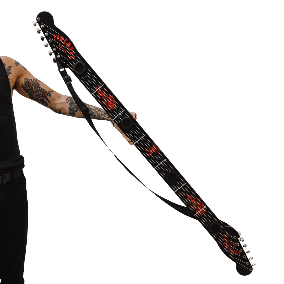 Electric Guitar Shot Ski - Fireball