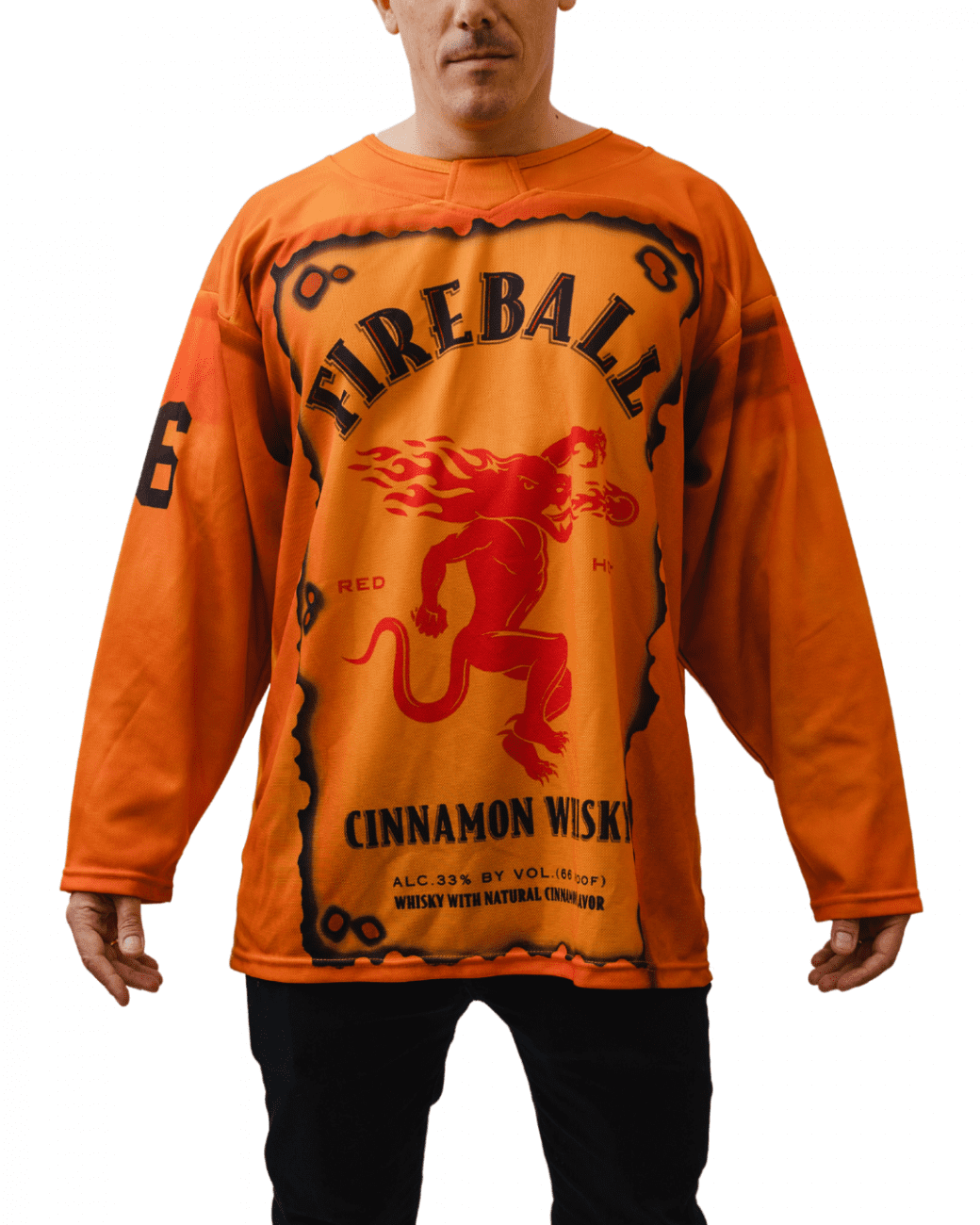 Fireball Orange Bottle Jersey - Fireball